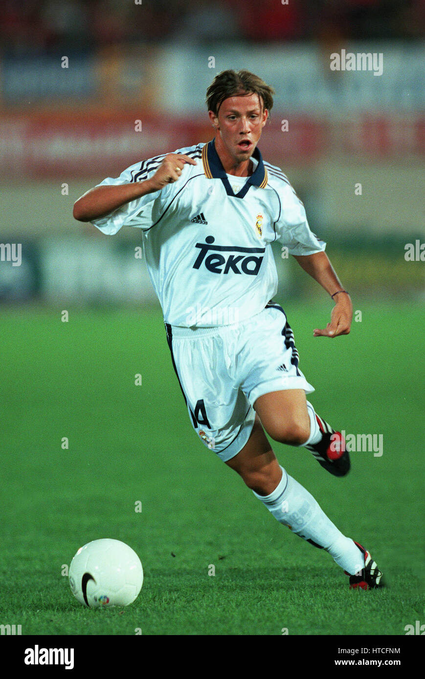 GUTI REAL MADRID 28 August 1999 Stock Photo - Alamy