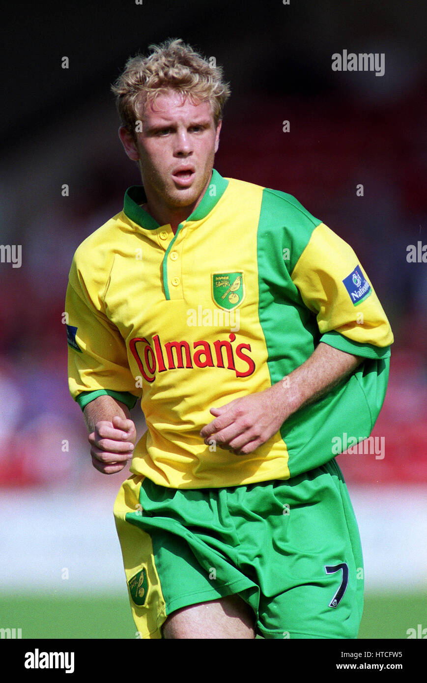 CEDRIC ANSELIN NORWICH CITY FC 28 August 1999 Stock Photo - Alamy