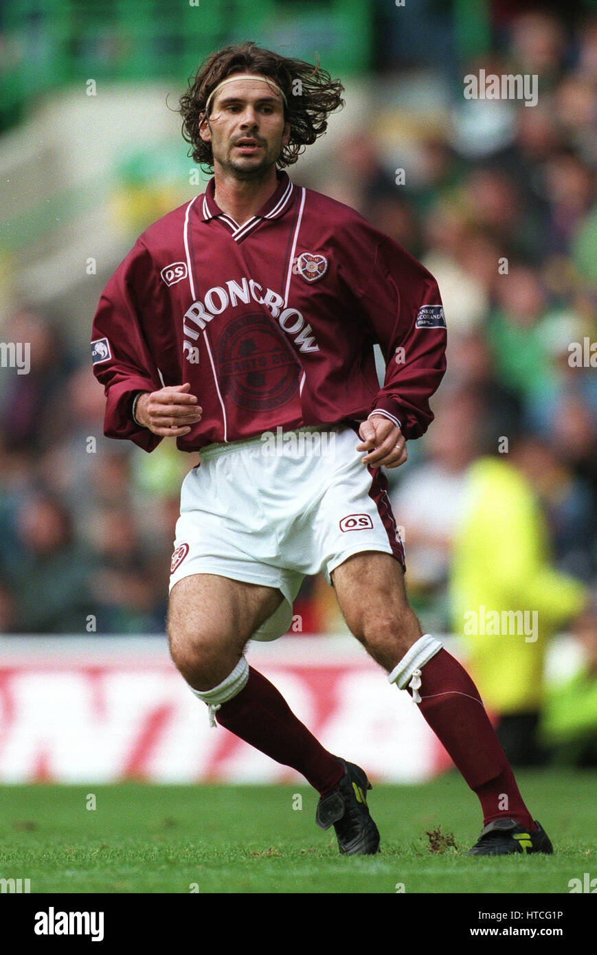STEPHANE ADAM HEART OF MIDLOTHIAN FC 29 August 1999 Stock Photo - Alamy
