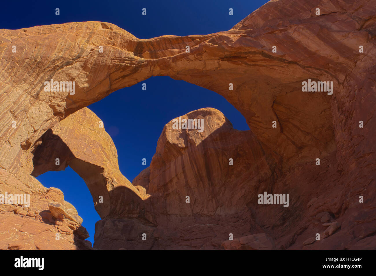 Double arch rock formation hi-res stock photography and images - Alamy