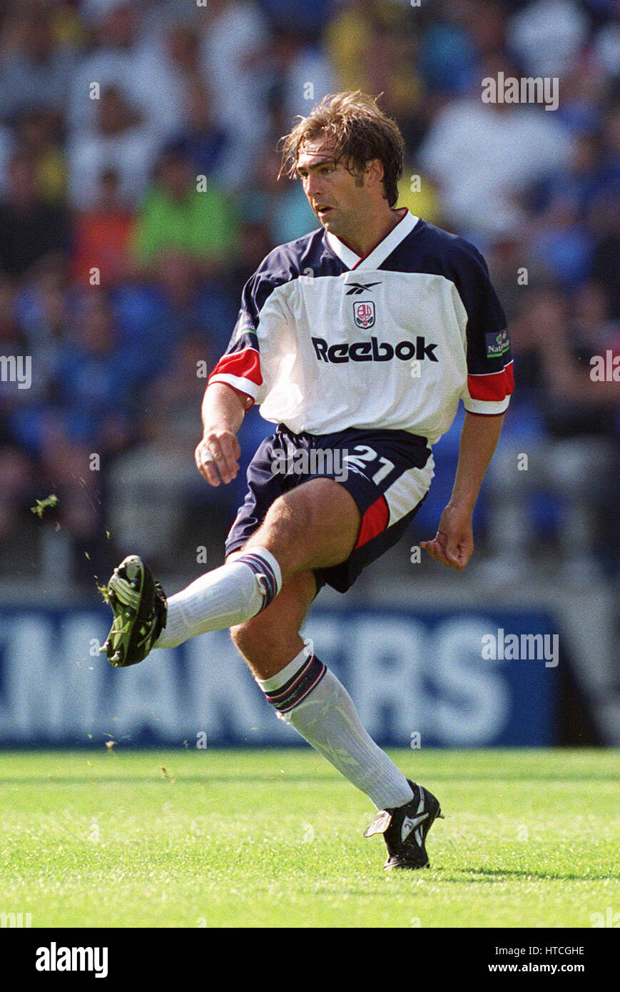 GREG STRONG BOLTON WANDERERS FC 05 September 1999 Stock Photo - Alamy