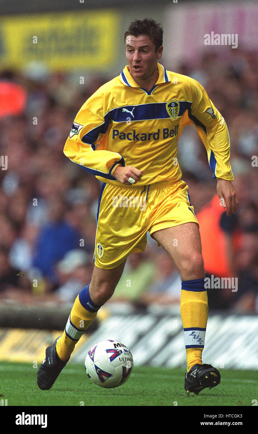 MICHAEL BRIDGES LEEDS UNITED FC 28 August 1999 Stock Photo - Alamy