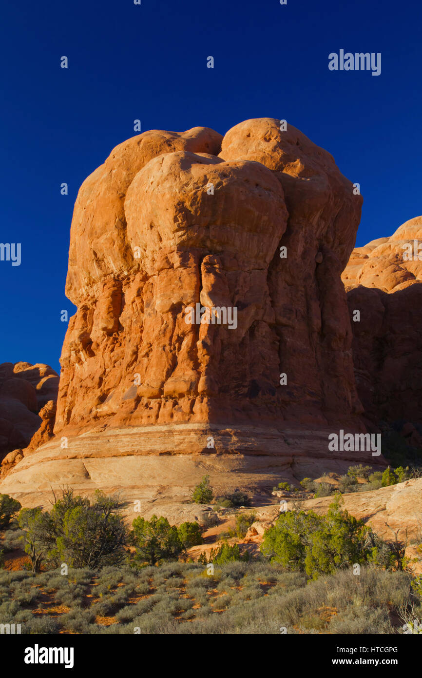 Parade Of The Elephants rock formation, Arches National Park, UT, USA ...