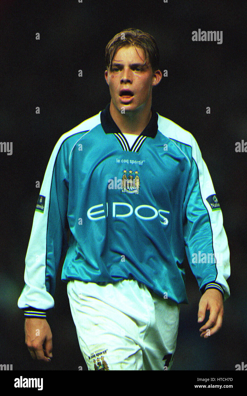 DANNY ALLSOPP MANCHESTER CITY FC 15 September 1999 Stock Photo - Alamy