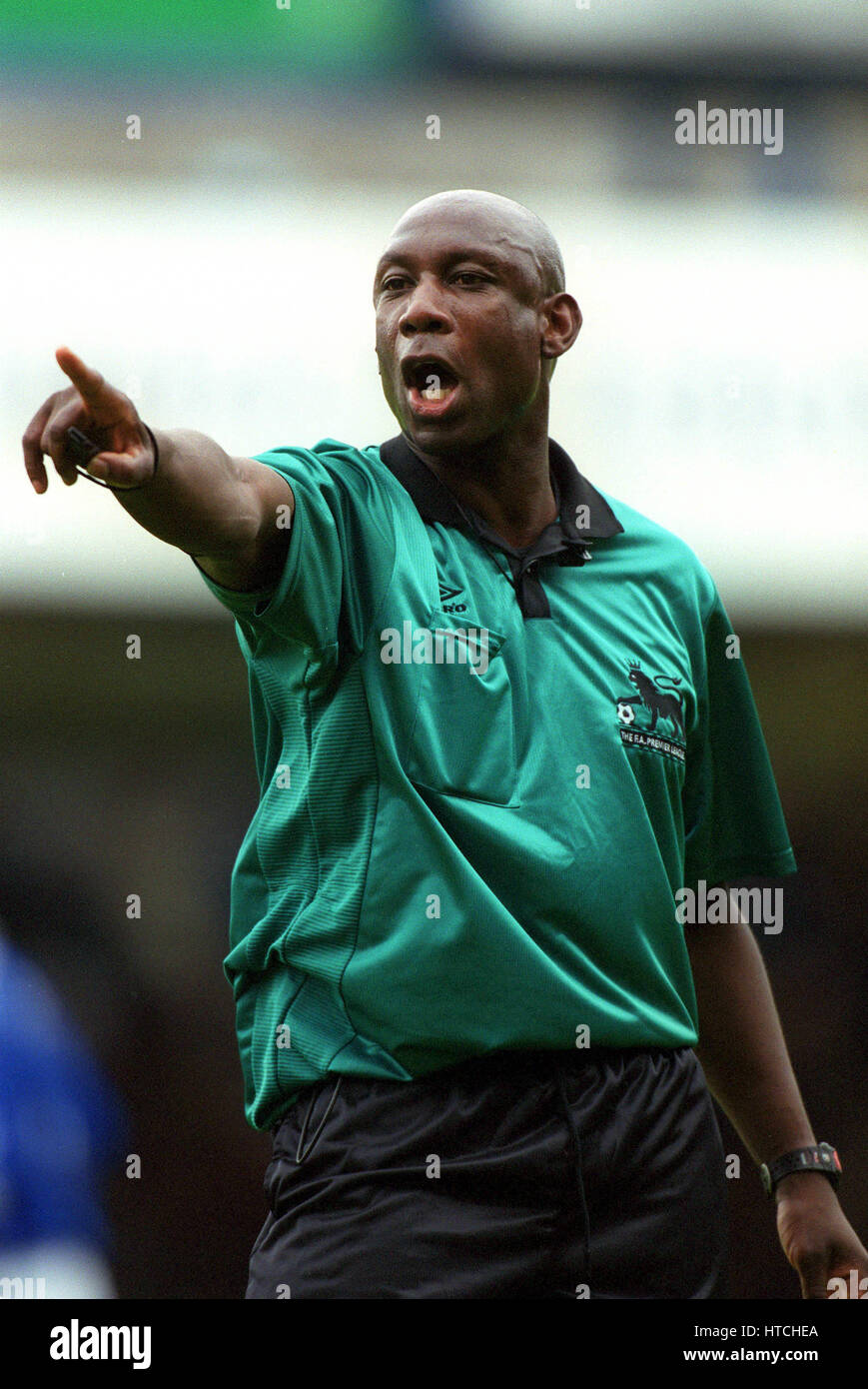 URIAH RENNIE FOOTBALL REFEREE 18 September 1999 Stock Photo - Alamy