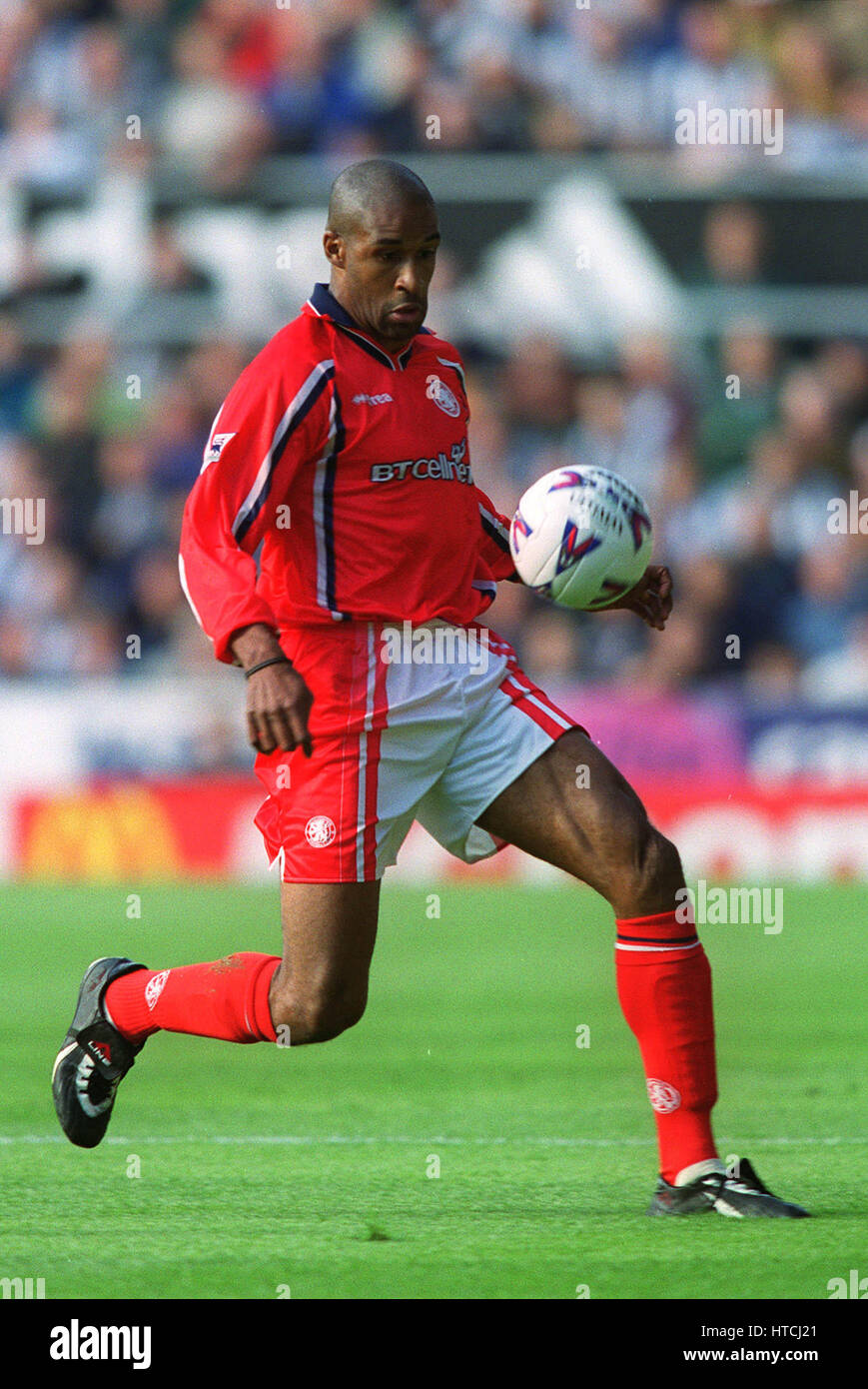 BRIAN DEANE MIDDLESBROUGH FC 03 October 1999 Stock Photo - Alamy