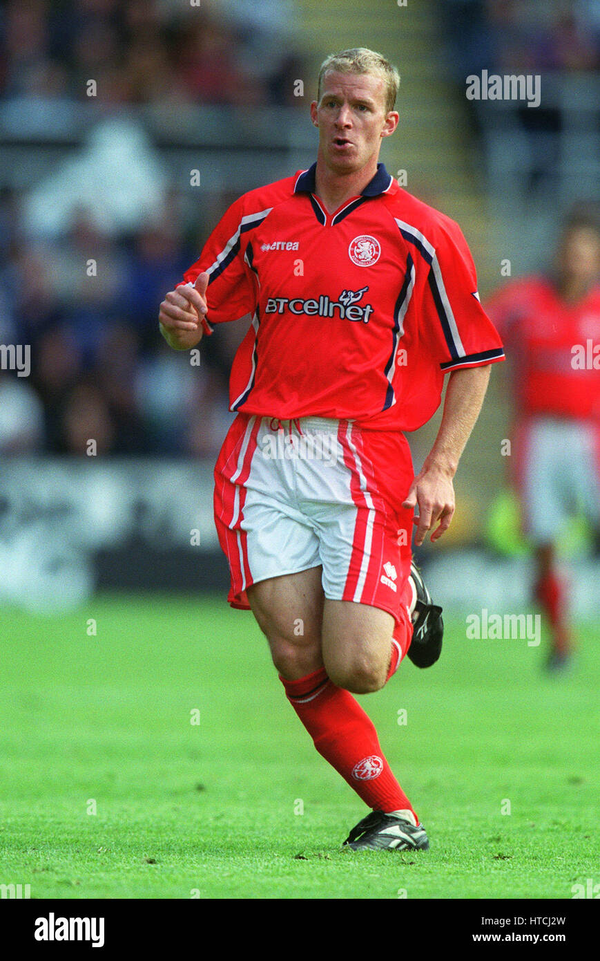 ROBBIE MUSTOE MIDDLESBROUGH FC 03 October 1999 Stock Photo - Alamy