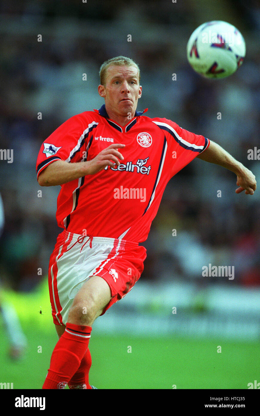 ROBBIE MUSTOE MIDDLESBROUGH FC 03 October 1999 Stock Photo - Alamy