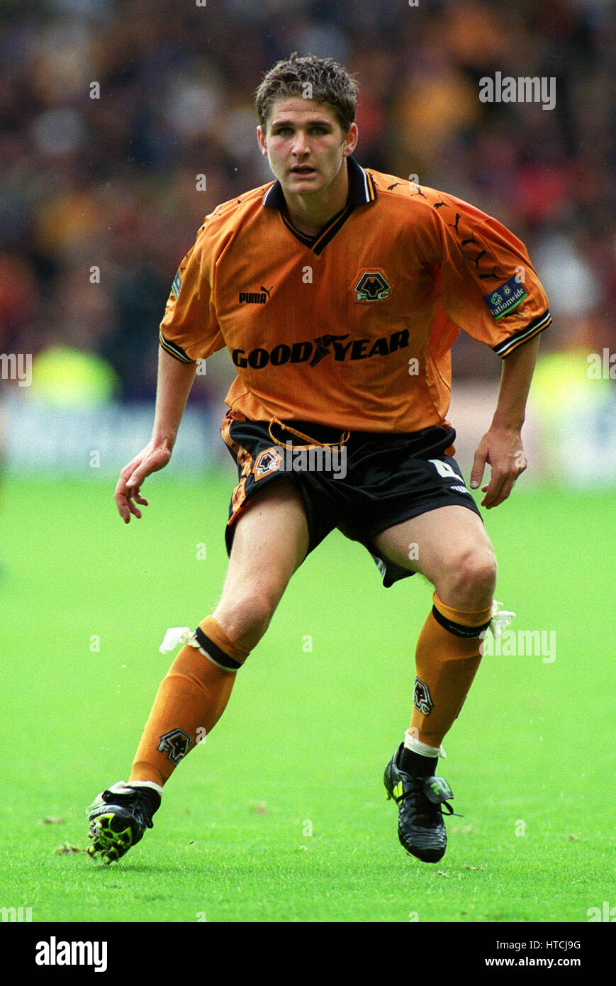CARL ROBINSON WOLVERHAMPTON WANDERERS FC 04 October 1999 Stock Photo ...