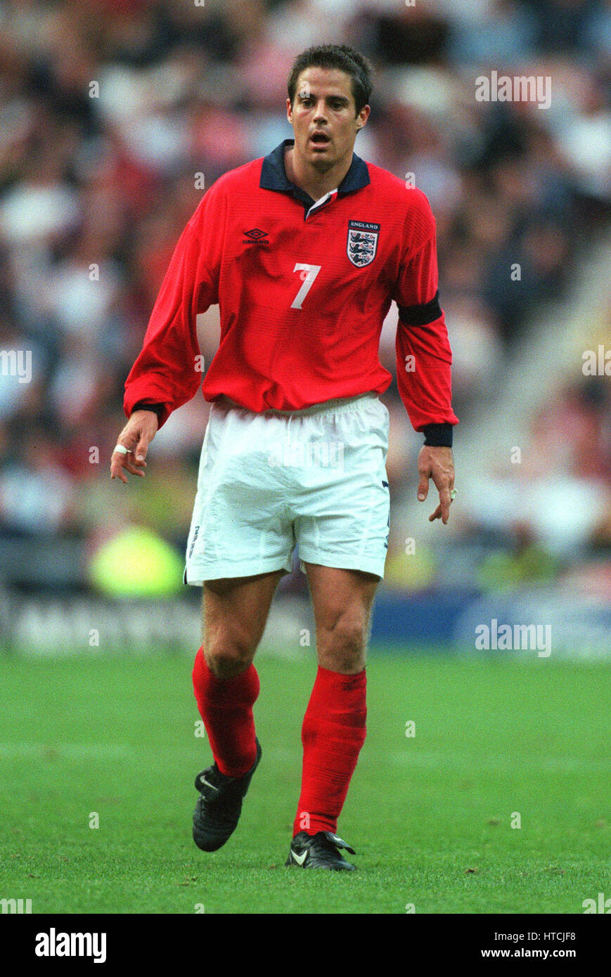 JAMIE REDKNAPP ENGLAND & LIVERPOOL FC 10 October 1999 Stock Photo - Alamy