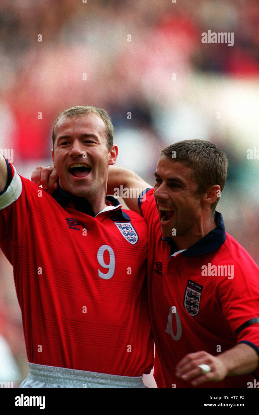 ALAN SHEARER & KEVIN PHILLIPS ENGLAND V BELGIUM 11 October 1999 Stock ...
