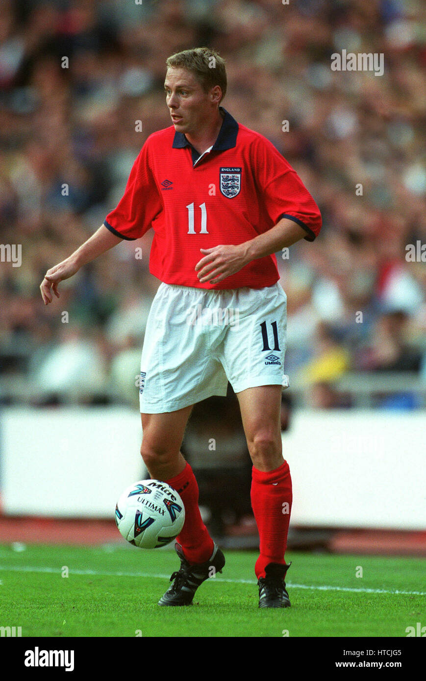 STEVE GUPPY ENGLAND & LEICESTER CITY FC 11 October 1999 Stock Photo - Alamy
