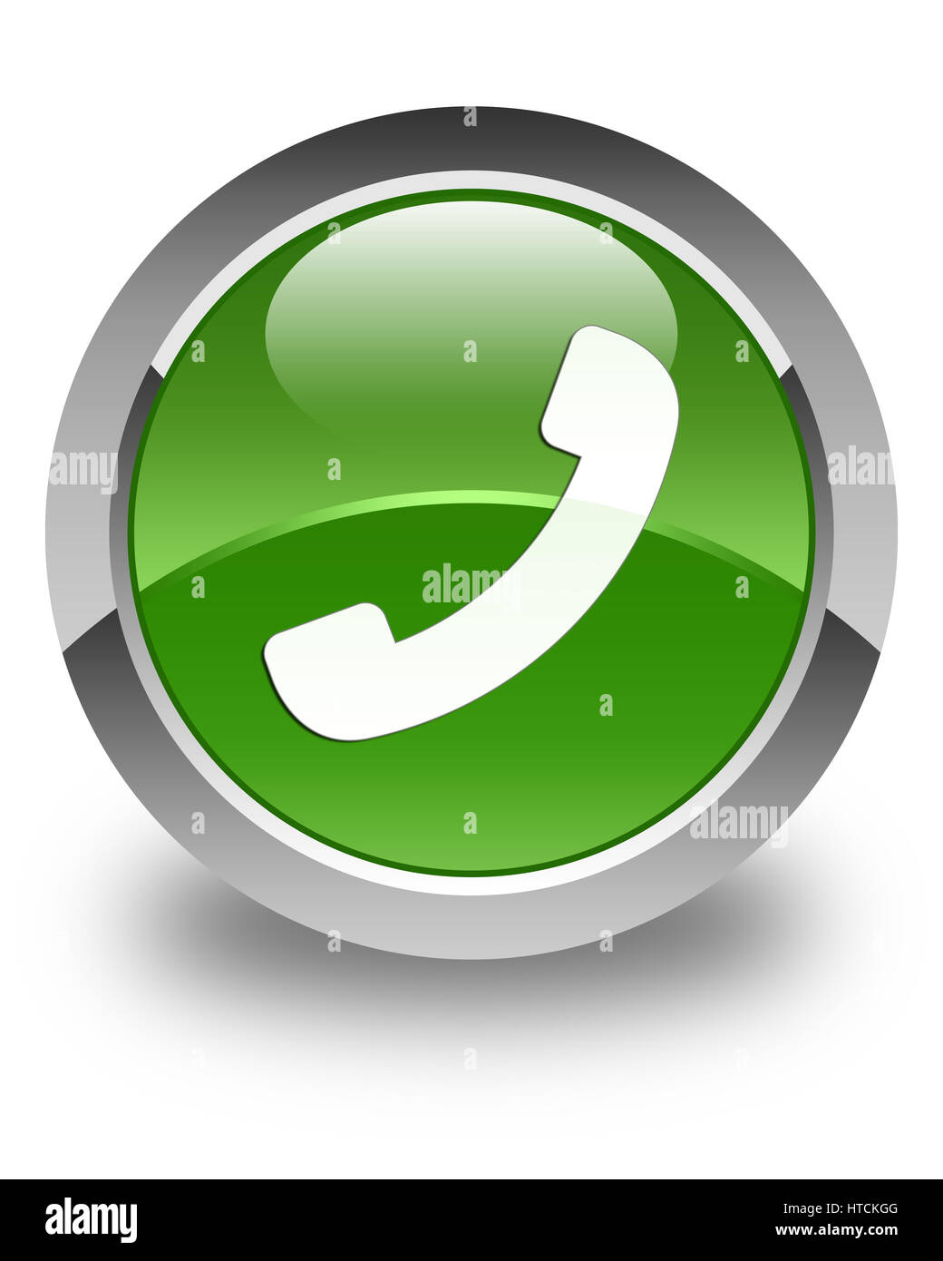 Green phone icon hi-res stock photography and images - Alamy