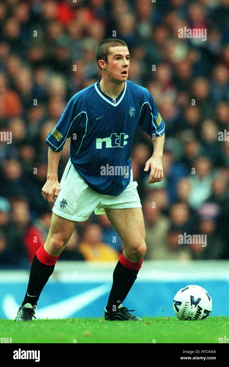 BARRY FERGUSON GLASGOW RANGERS FC 07 November 1999 Stock Photo - Alamy