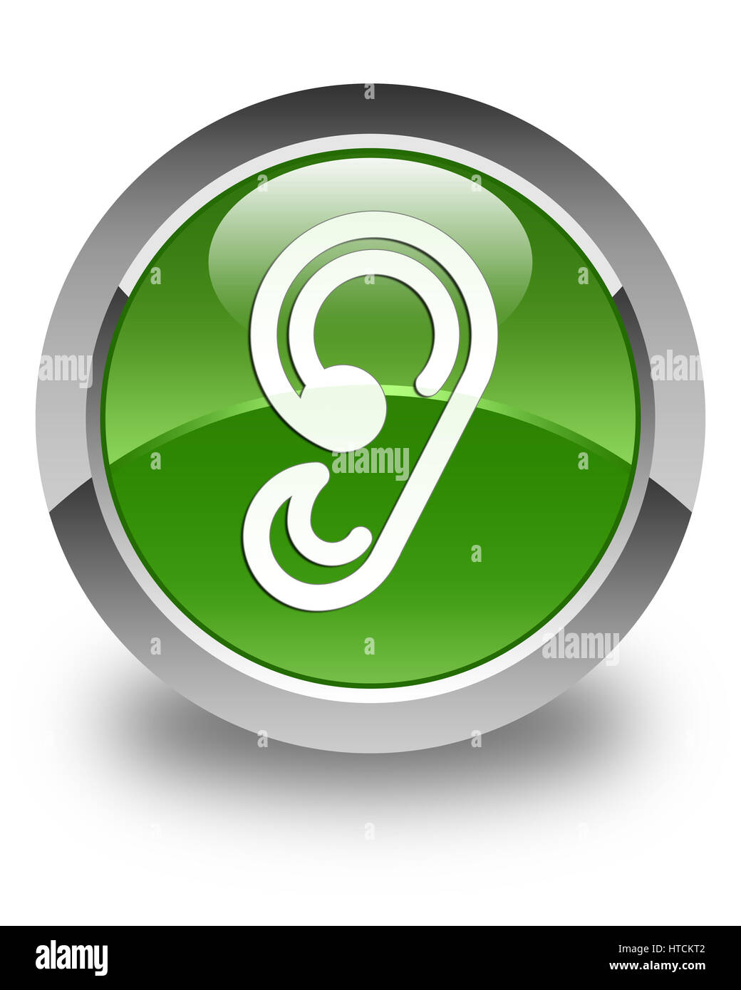 Human ear icon hi-res stock photography and images - Alamy