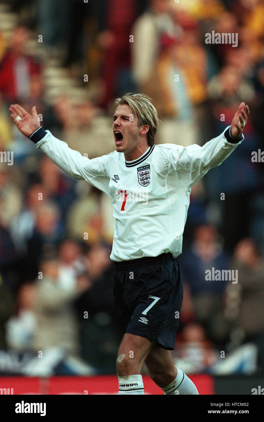 DAVID BECKHAM ENGLAND & MANCHESTER UNITED FC 13 November 1999 Stock ...