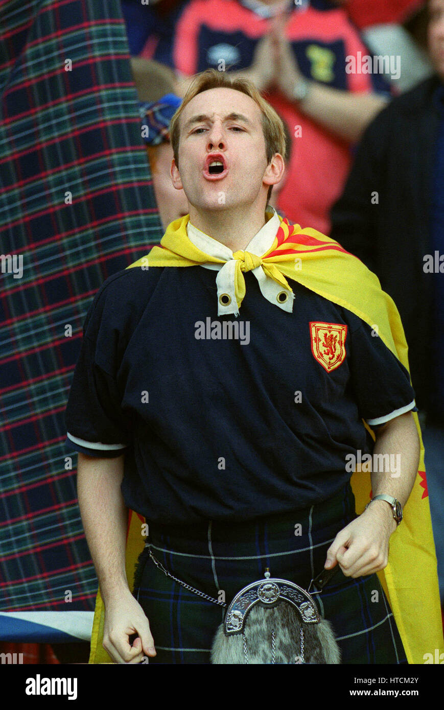 Scottish fan hi-res stock photography and images - Alamy