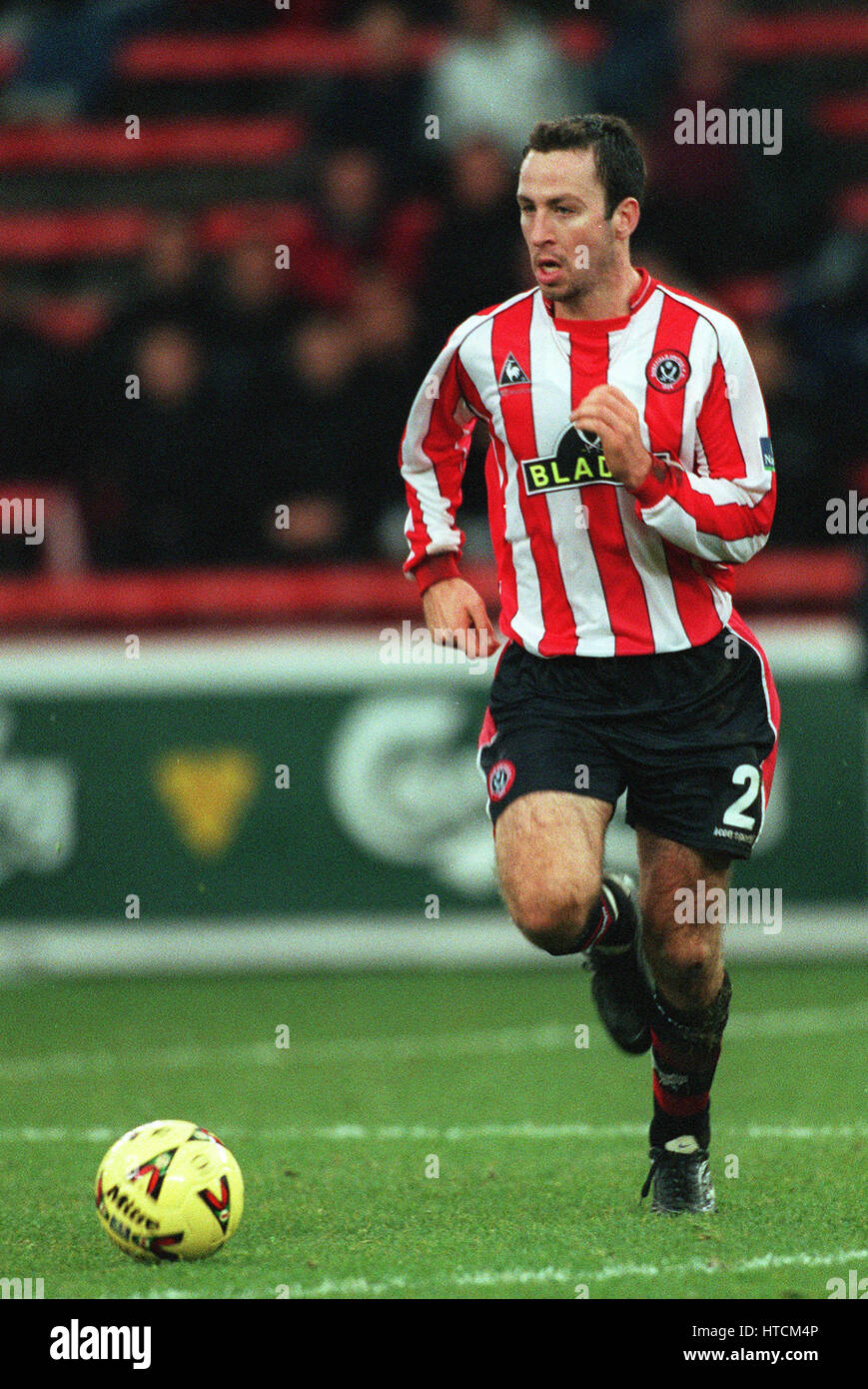 SHAUN DERRY SHEFFIELD UNITED FC 14 November 1999 Stock Photo - Alamy