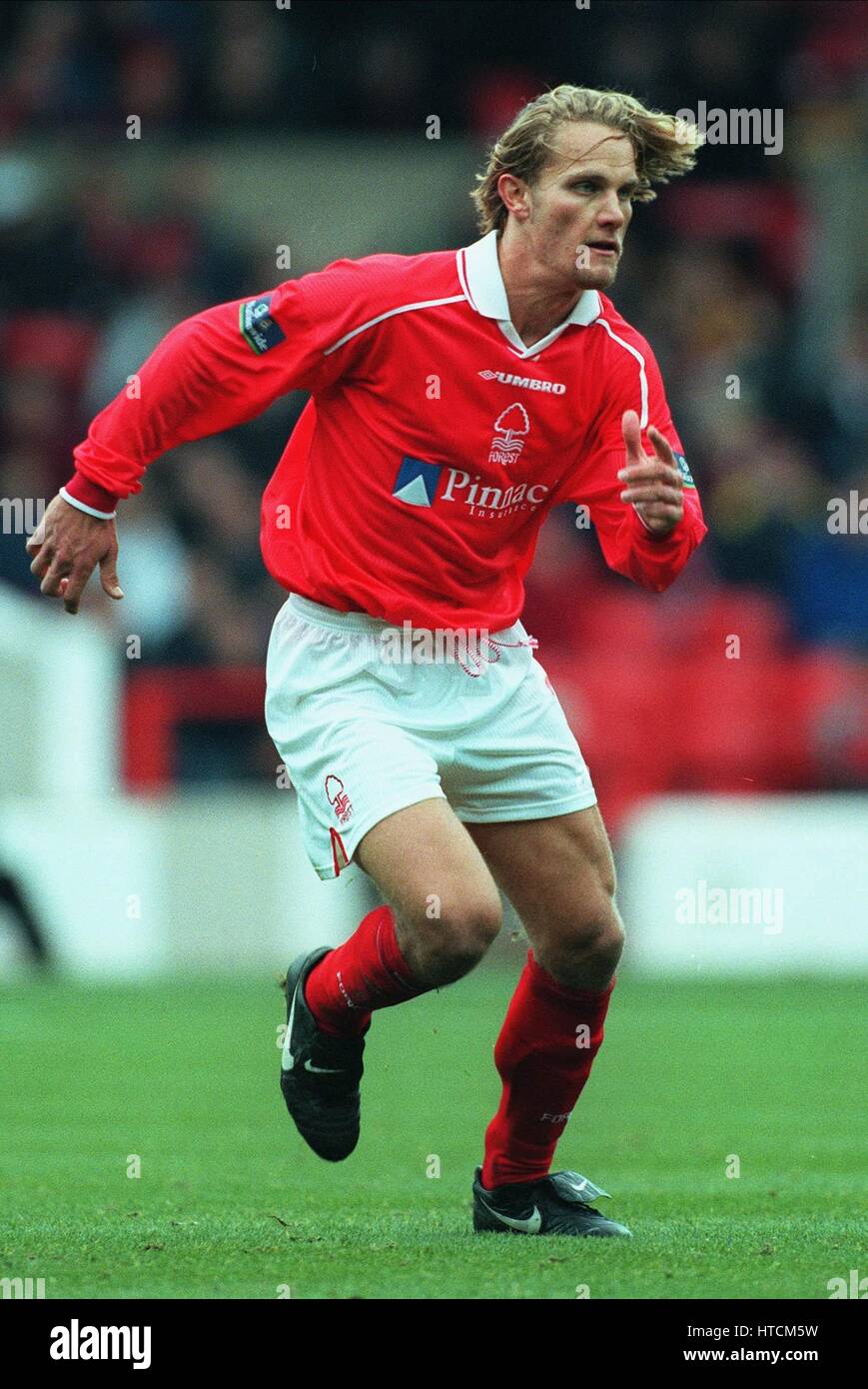 MIKKEL BECK NOTTINGHAM FOREST FC 14 November 1999 Stock Photo - Alamy