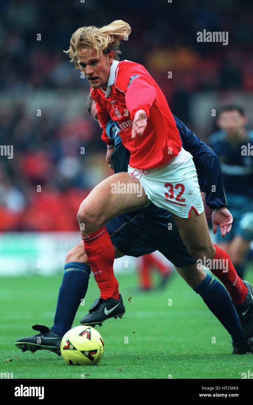 MIKKEL BECK NOTTINGHAM FOREST FC 14 November 1999 Stock Photo - Alamy