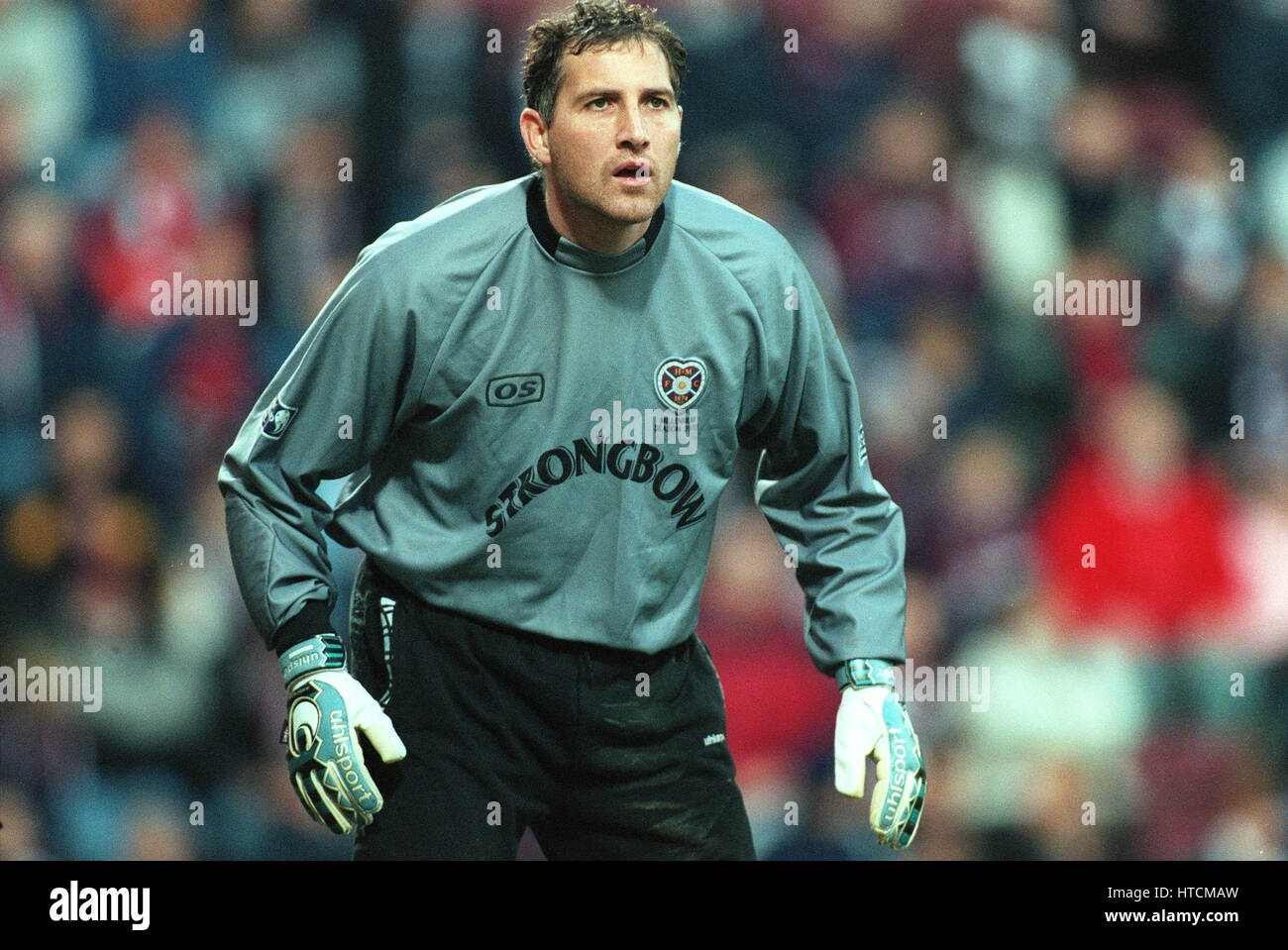 GILLES ROUSSET HEART OF MIDLOTHIAN FC 20 November 1999 Stock Photo - Alamy