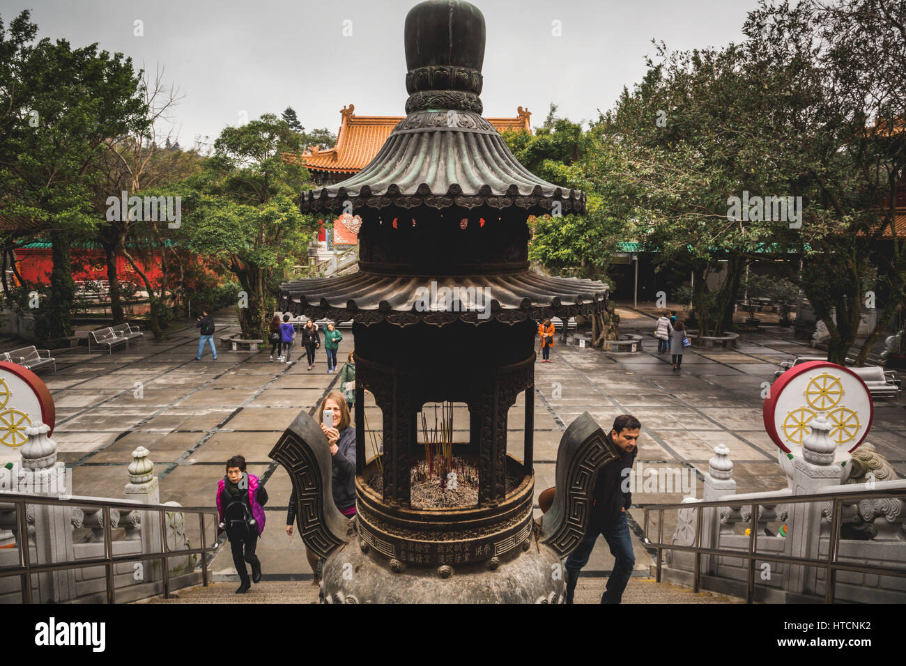 Po Lin Monastery, Hong Kong Stock Photo - Alamy