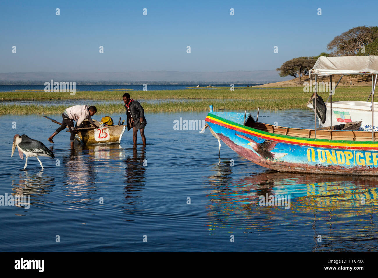 Local Fishermen Return To The 'Fish Market' On The Shores Of Lake ...