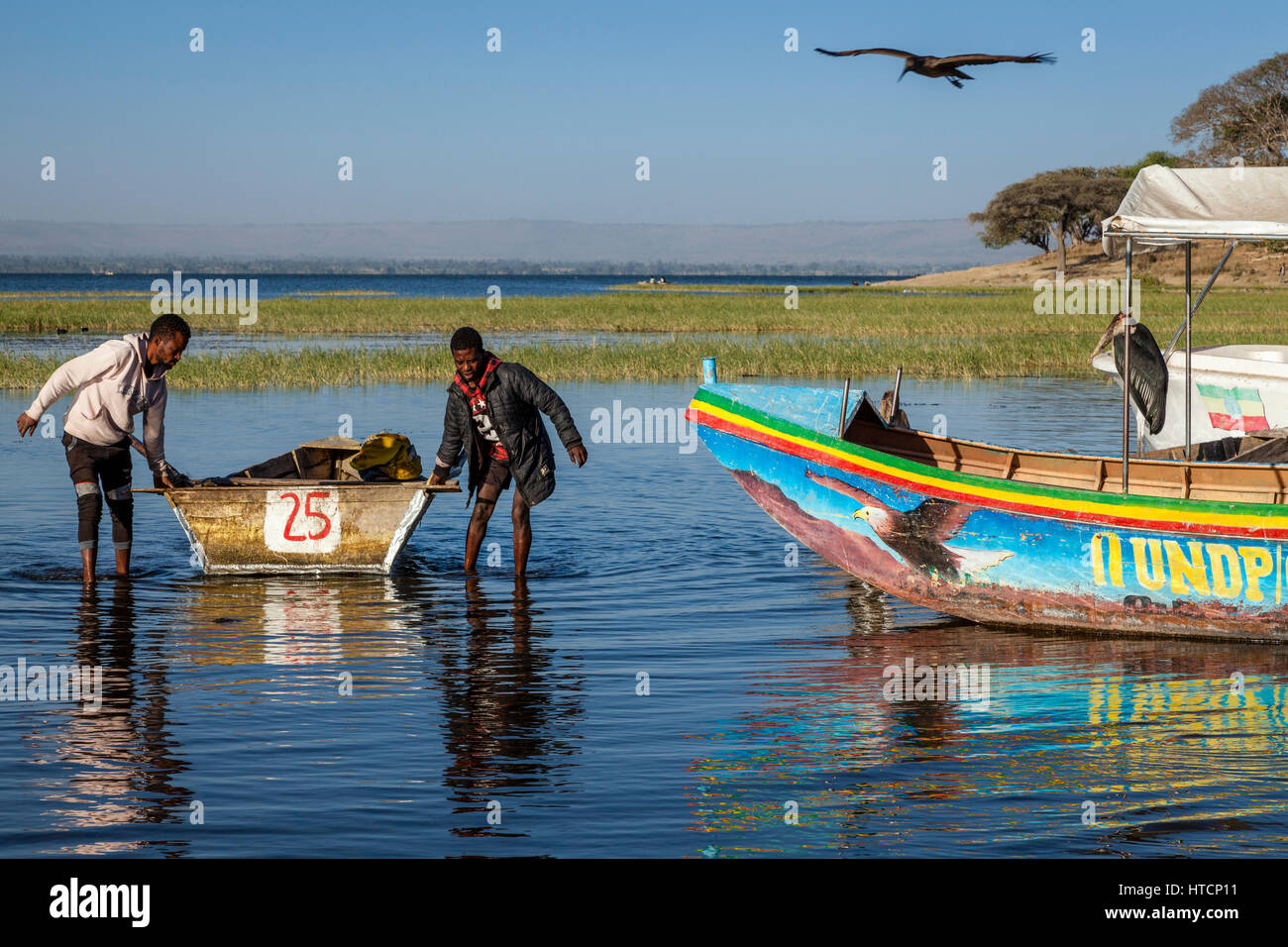 Local Fishermen Return To The 'Fish Market' On The Shores Of Lake ...
