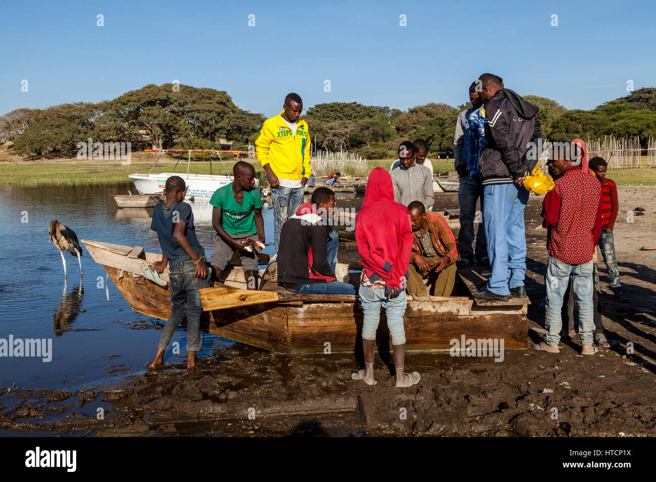 Local Fishermen Sell Their Catch From Their Boats At The Fish Market On ...