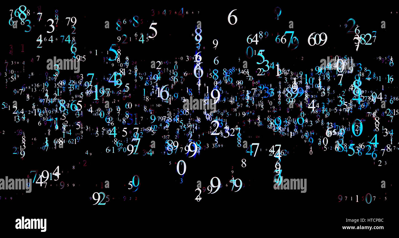 set of random numbers Stock Photo - Alamy