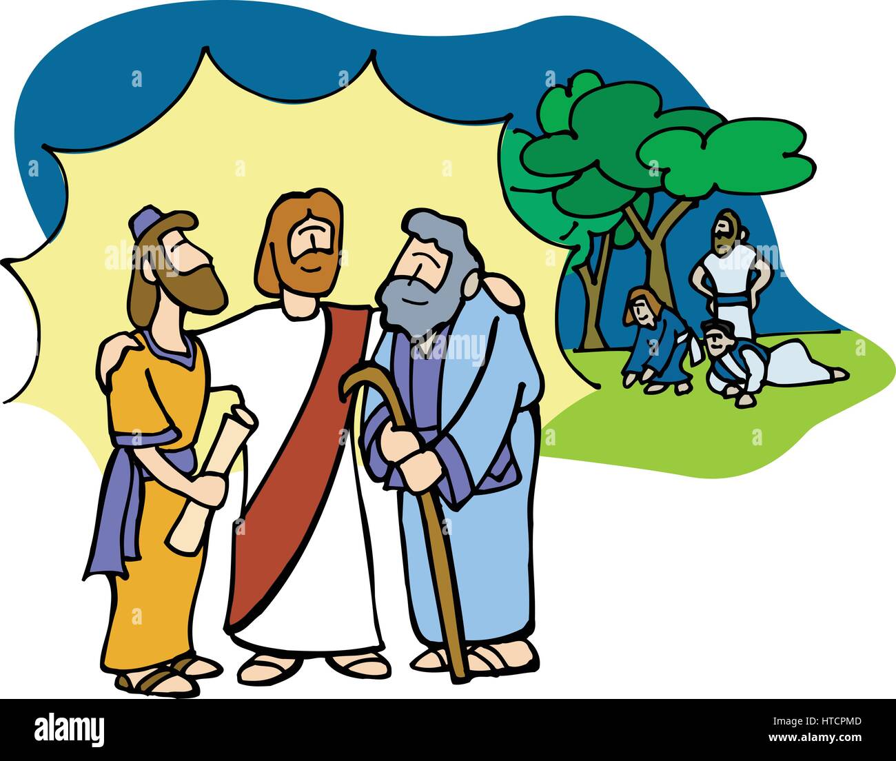 Holy transfiguration of our lord Stock Vector Images - Alamy