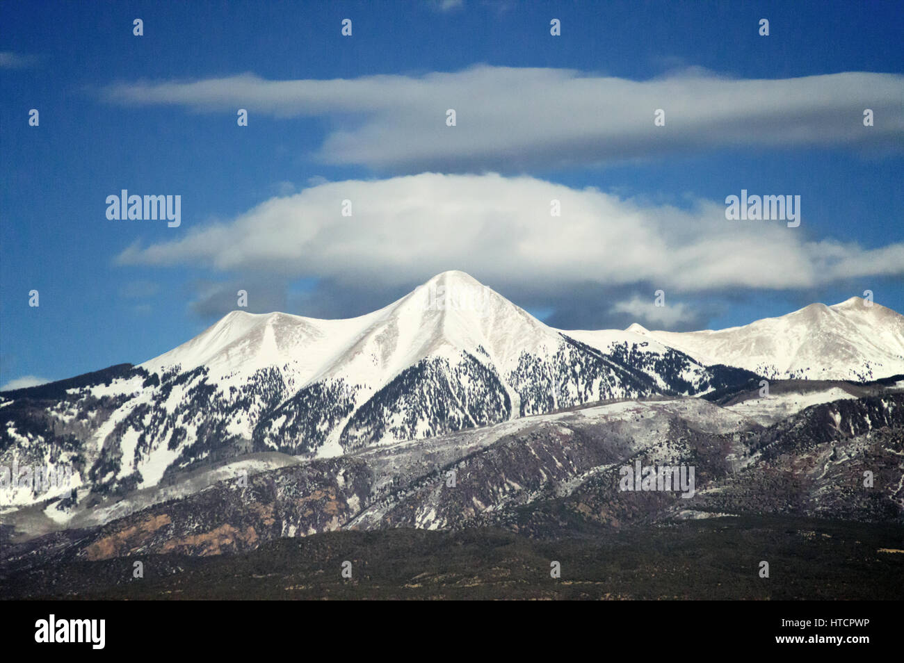 Peaks of Unitas mountains in Utah Stock Photo - Alamy