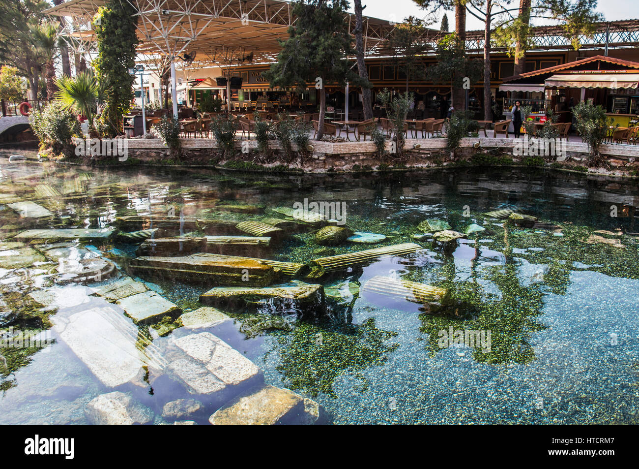 Antique Pool, Hierapolis-Pamukkale; Denizli, Turkey Stock Photo: 135506343 - Alamy