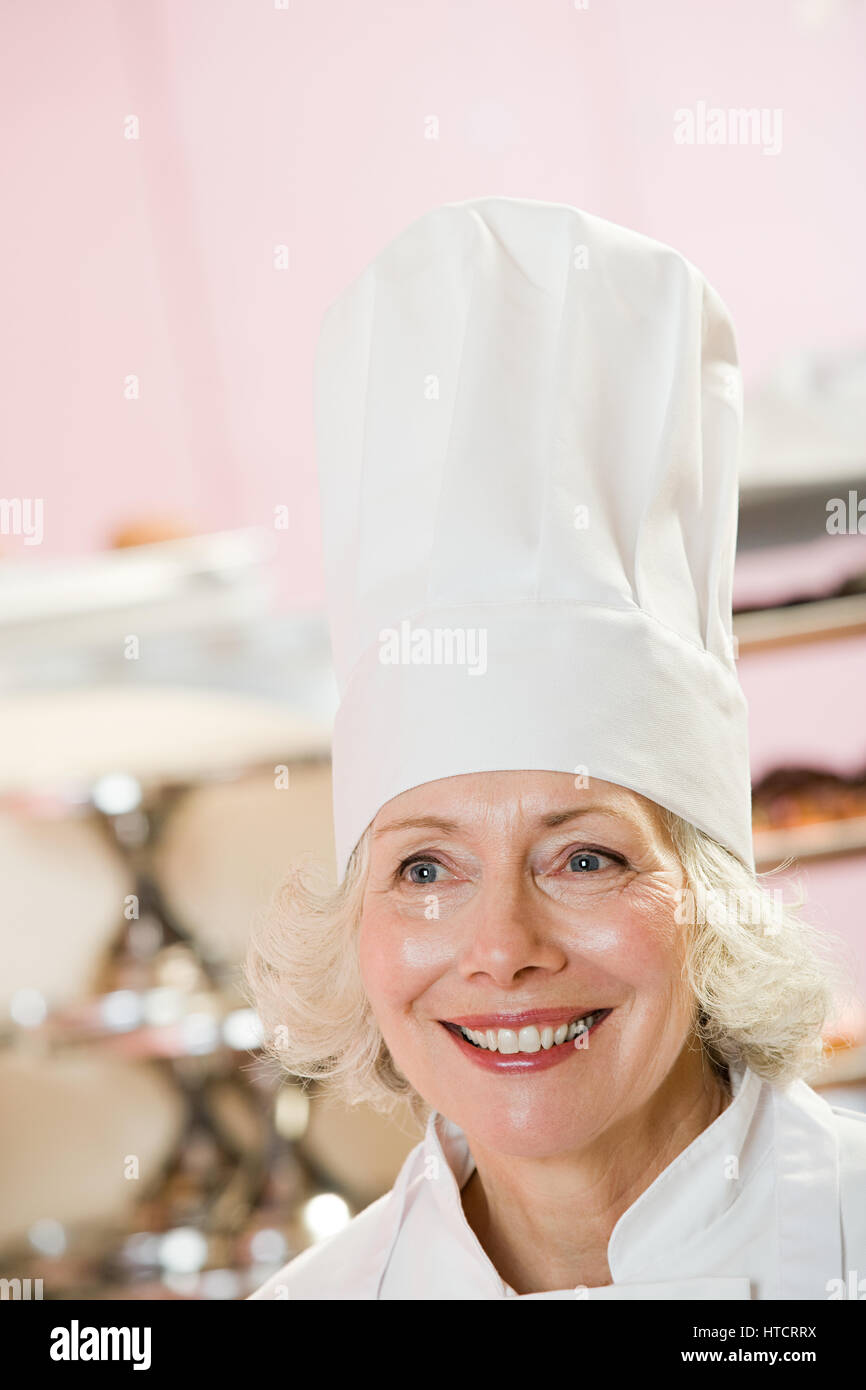 Portrait of a baker Stock Photo - Alamy