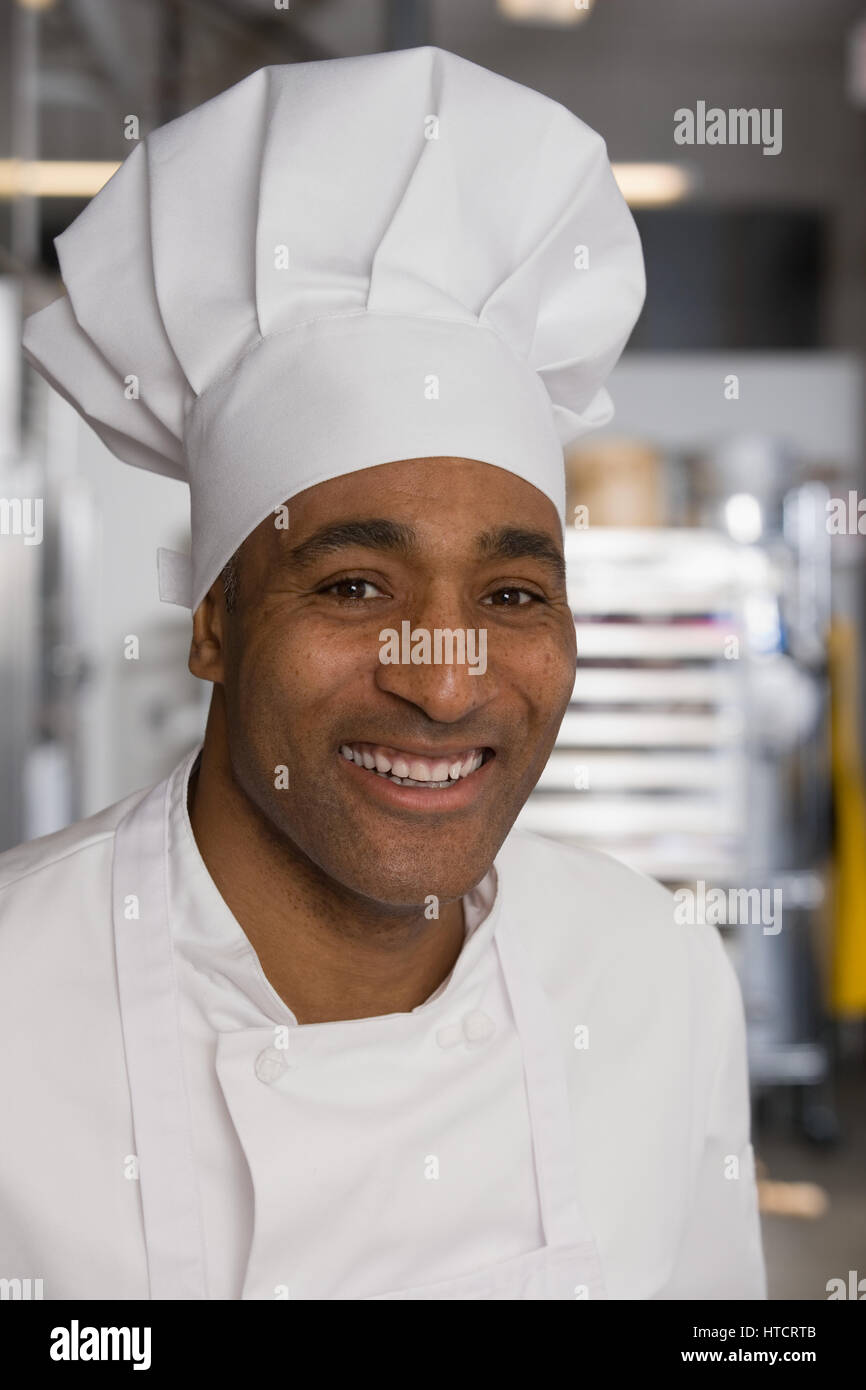 Portrait of a chef Stock Photo - Alamy