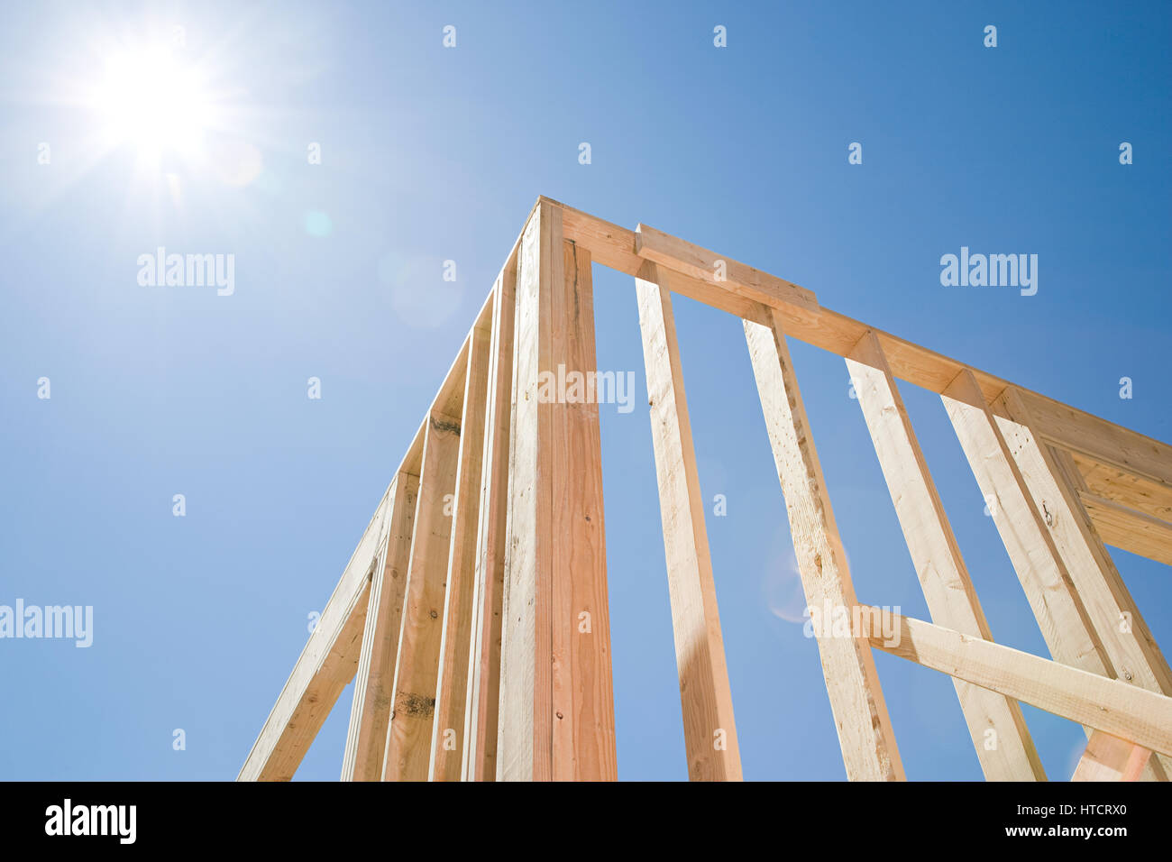 Framework of a house Stock Photo - Alamy