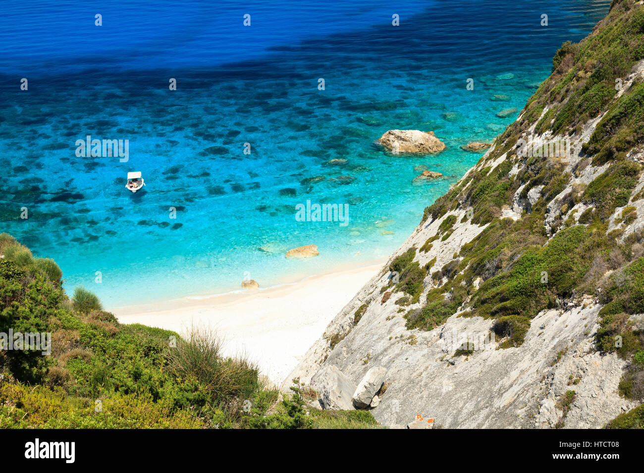 Erimitis beach, Paxos, Greece Stock Photo - Alamy