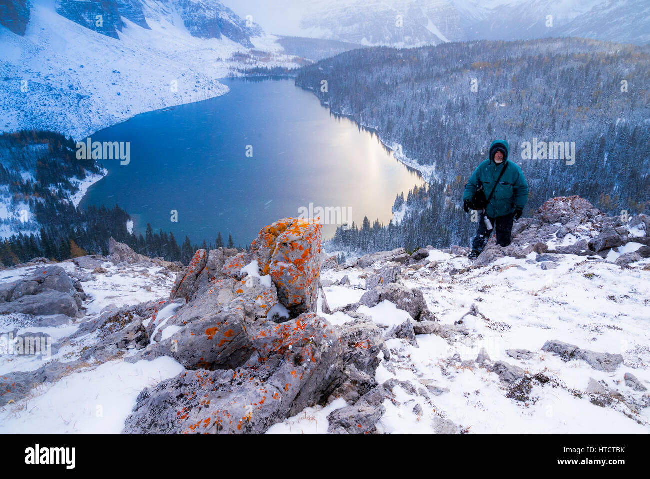 Cerulean Lake from the Nublet, Mount Assiniboine Provincial Park ...