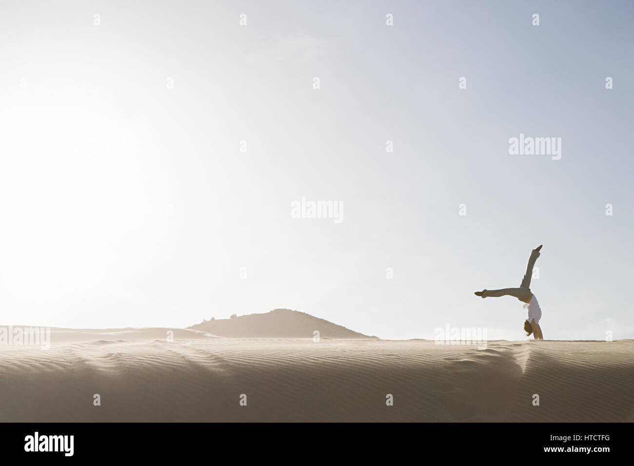 Office worker handstand hi-res stock photography and images - Alamy