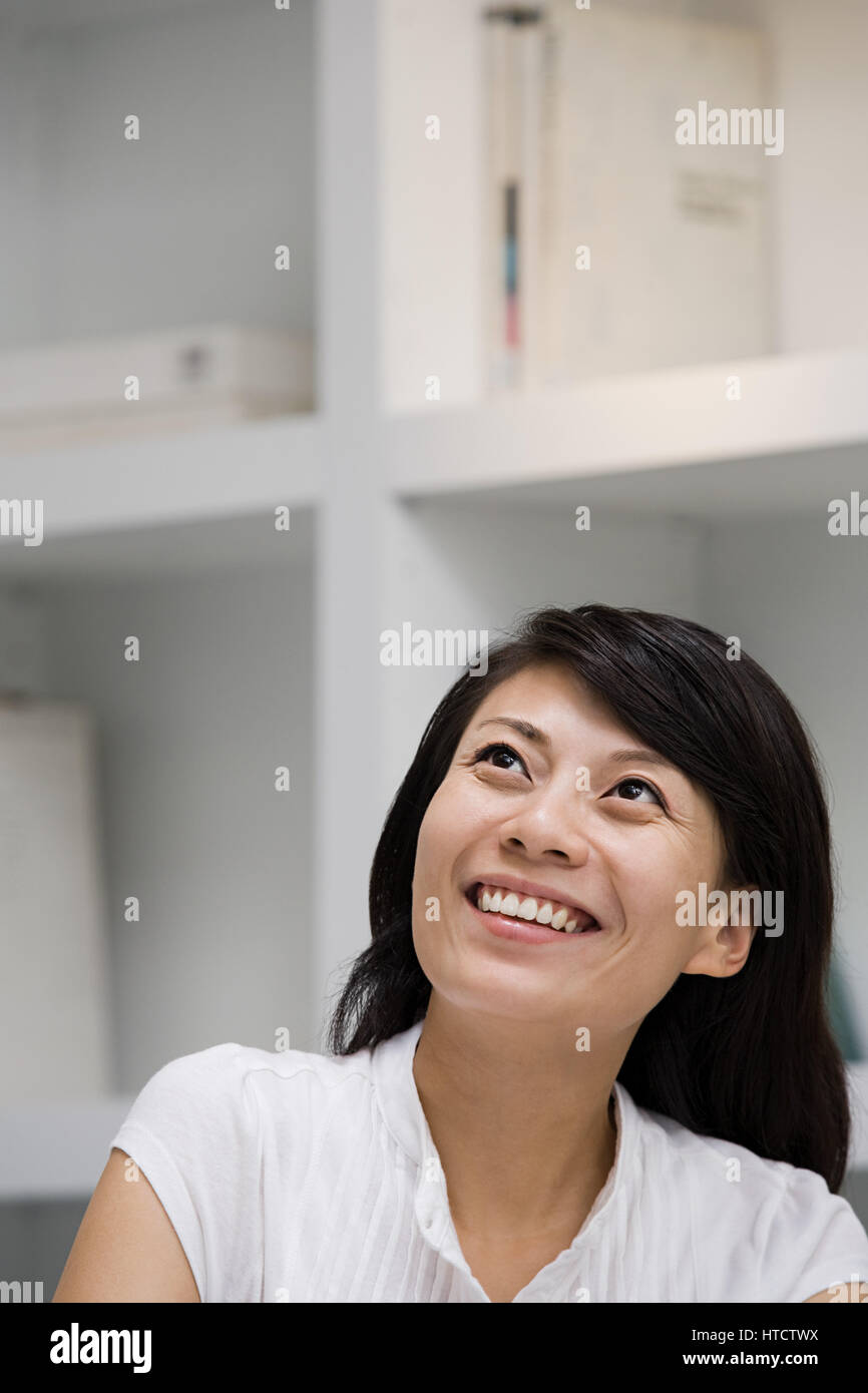 Portrait female employee asking hi-res stock photography and images - Alamy