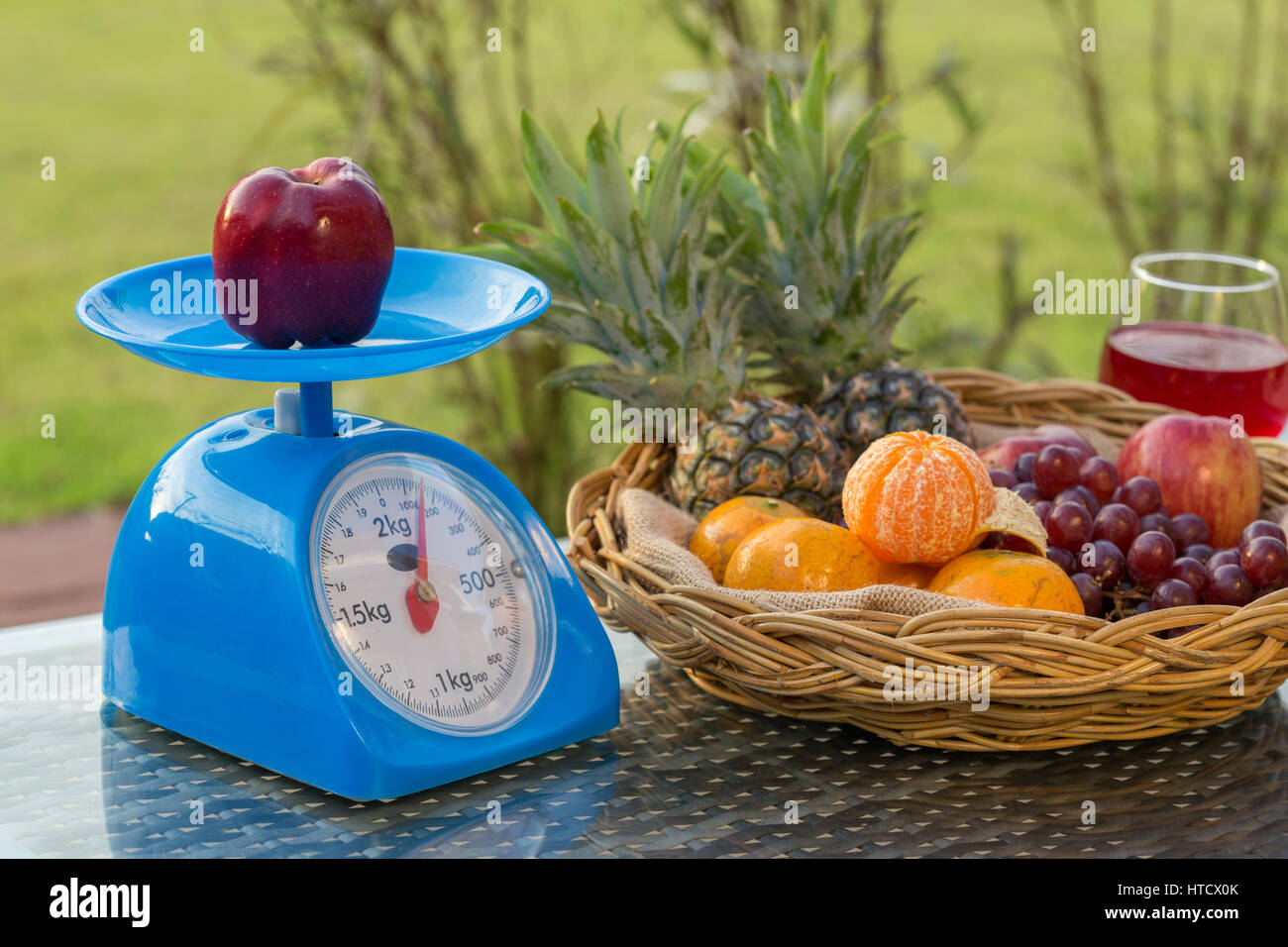 Fruits vegetables scale hi-res stock photography and images - Alamy