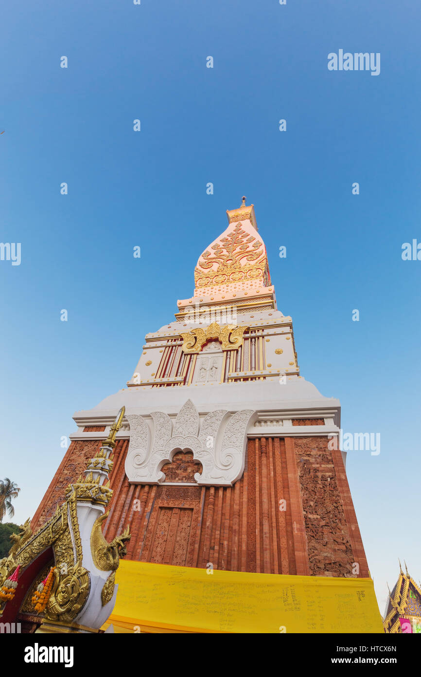 Wat Phra That Phanom temple at Nakhon Phanom, Thailand Stock Photo - Alamy