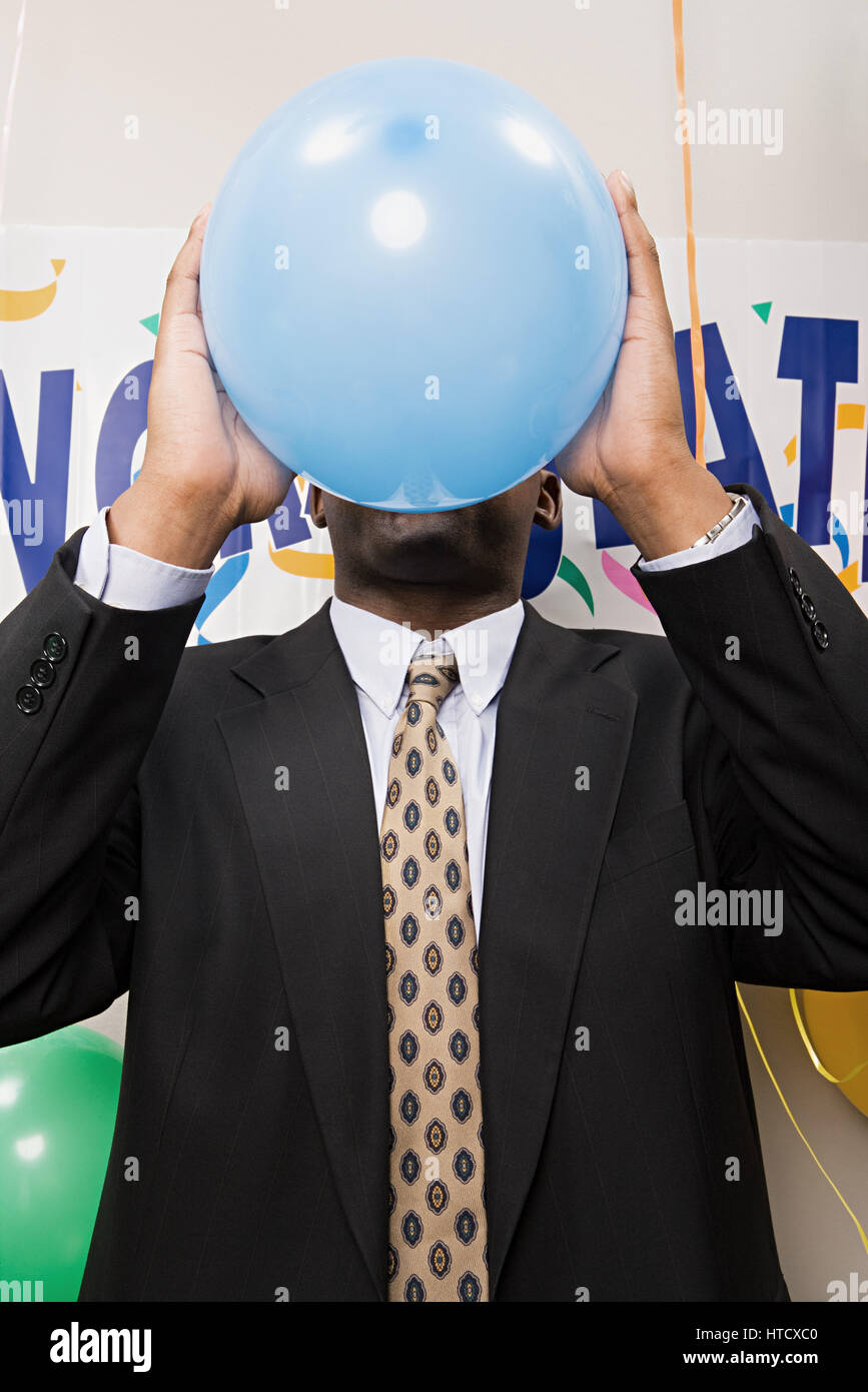 Balloon face inflating hi-res stock photography and images - Alamy