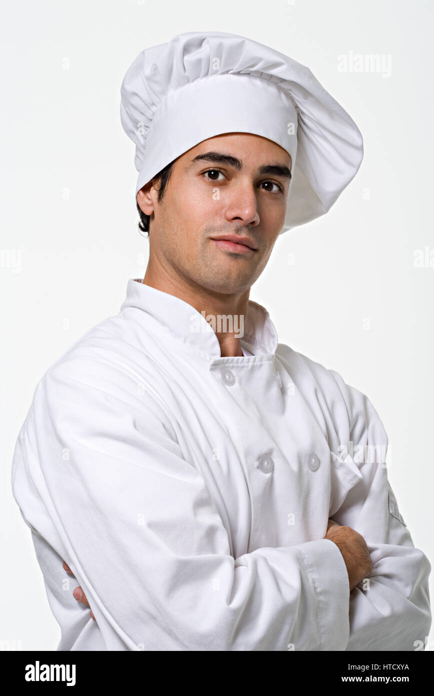 Portrait of a chef Stock Photo - Alamy