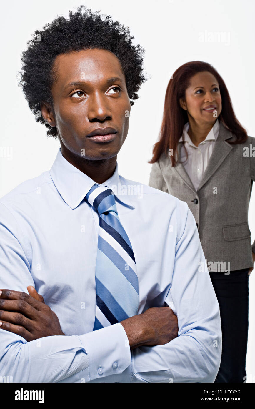 Two office workers Stock Photo - Alamy