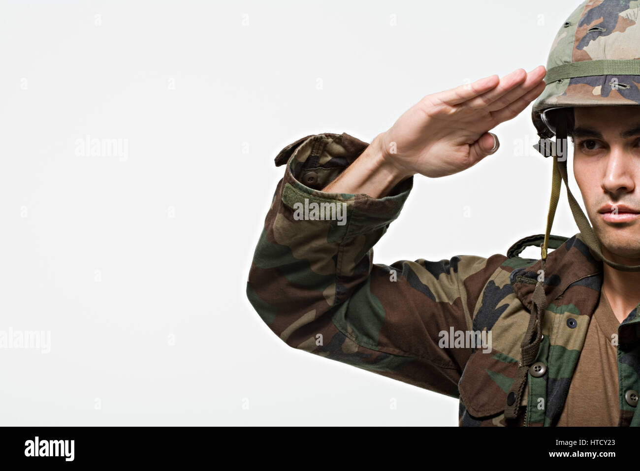People saluting soldier standing hi-res stock photography and images ...