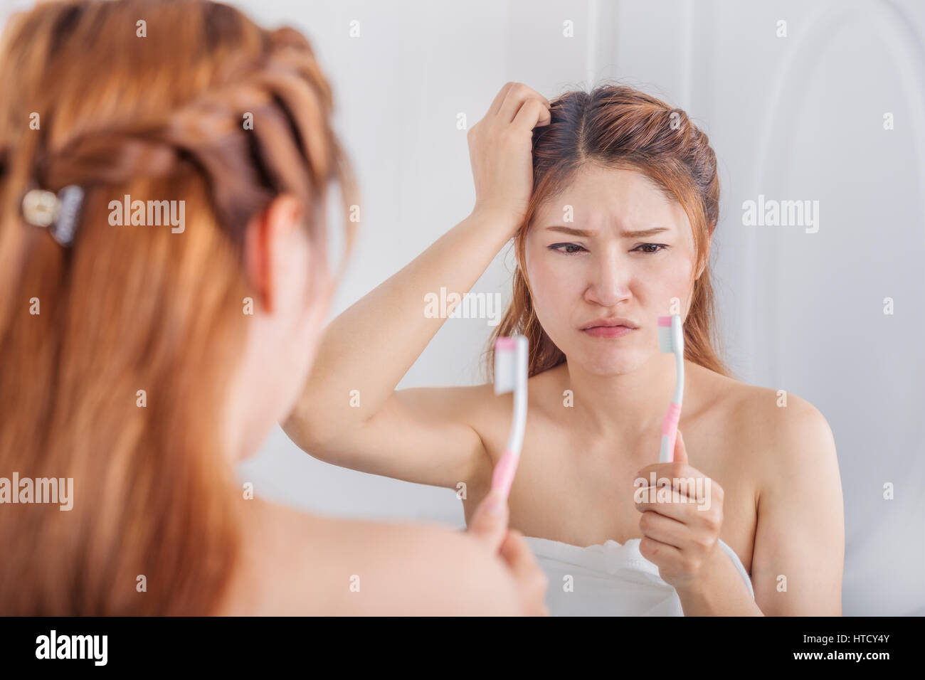 Woman bad teeth hi-res stock photography and images - Alamy