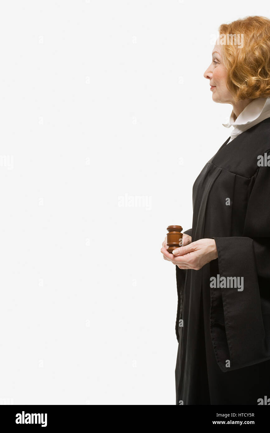 Portrait of a female judge Stock Photo - Alamy