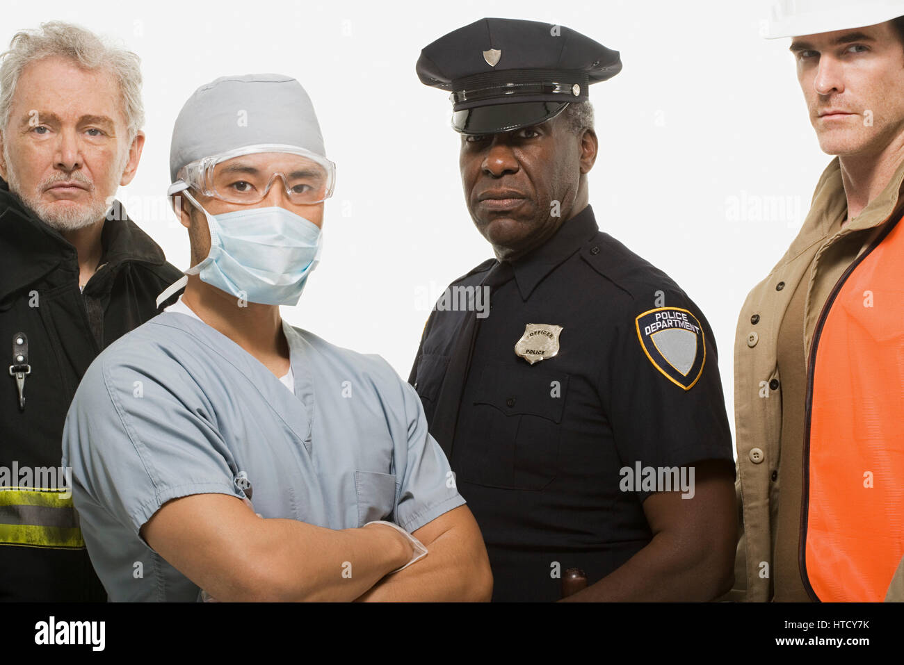 Portrait firefighter police officer hi-res stock photography and images ...