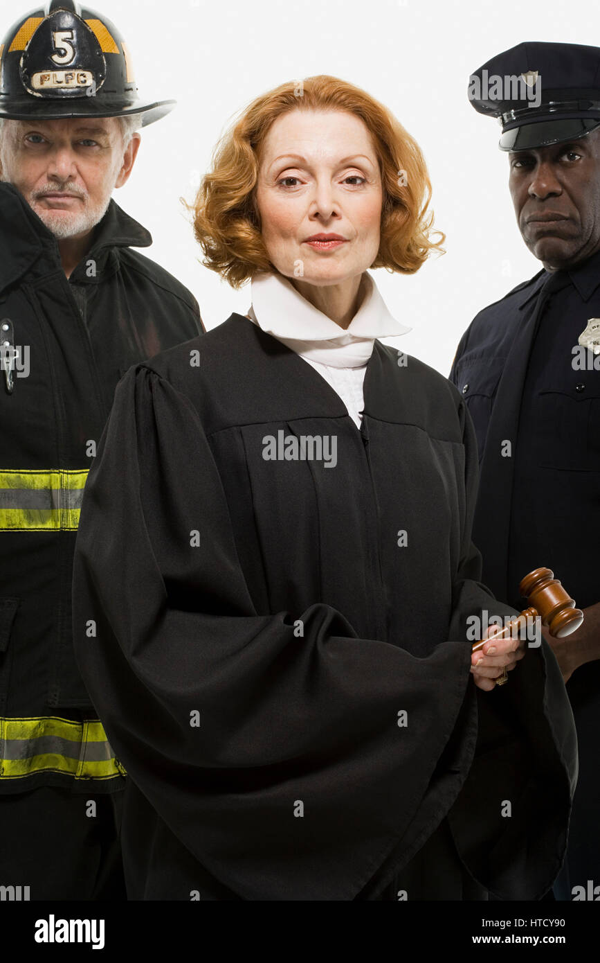 Portrait firefighter police officer hi-res stock photography and images ...